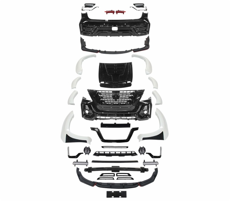 Front/Rear Bumpers Assembly Wheel Trims Fog Lamp For Nissan Patrol Y62 ...